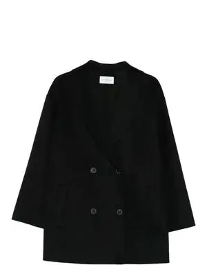 THE DYNAMIS STUDIO Double-breasted Coat - Black