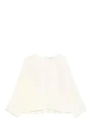 FORTE_FORTE Silk Blouse - White