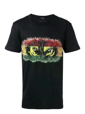 Balmain Wolf Eye T-shirt - Black