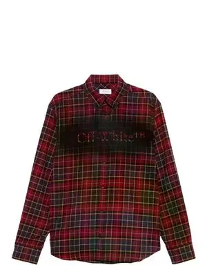 Off-White Logo-print Shirt - Red