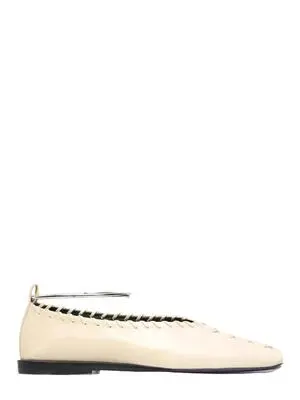JIL SANDER Braided Ankle-bracelet Espadrilles - 270 Cream