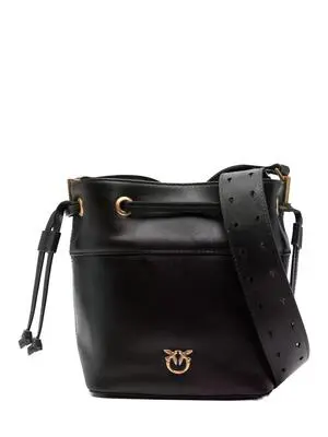 Pinko Love Birds Bucket Bag - Black