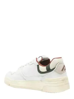 AUTRY Clc Panelled Leather Sneakers - Neutrals