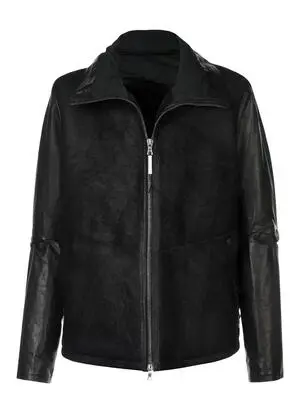 ISAAC SELLAM EXPERIENCE Down Lined Leather Jacket