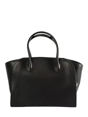 THE ROW Leather Tote Bag - Black