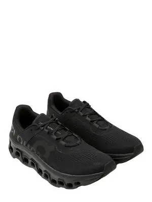 On Cloudmonster Low Top Sneakers - Black