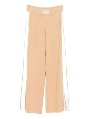 Elisabetta Franchi Tricot Trousers - Beige