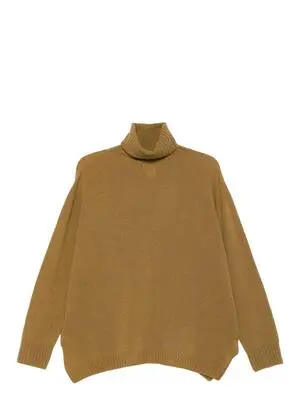 ALYSI Cashmere Turtleneck Jumper Yellow