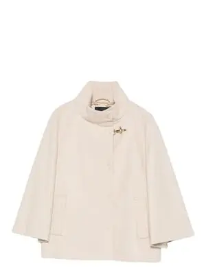 FAY Wool Cape - Ivory