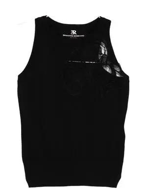 Ermanno Scervino Wool Tank Top - Black