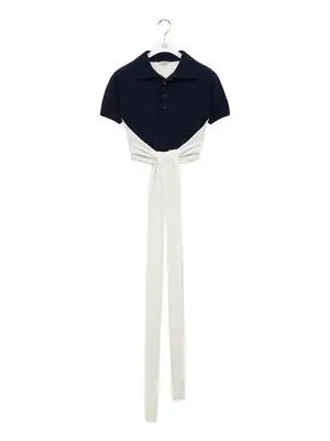 Loewe Wool And Cashmere Polo Shirt - Blue