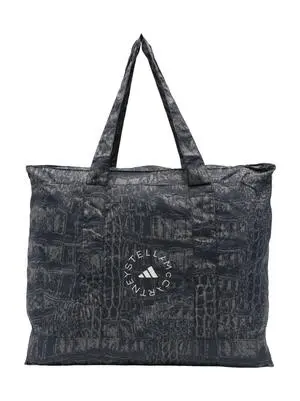 Adidas By Stella McCartney Logo Tote Bag - Black