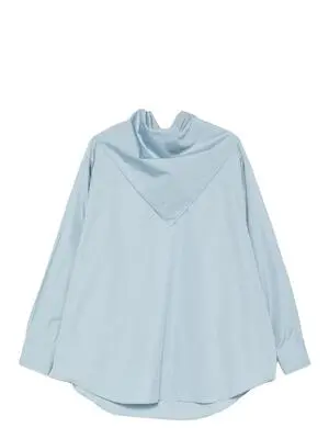 Ami Cotton Bandana Shirt - Clear Blue