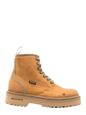 Woolrich Leather Lace-up Boots - Leather Brown
