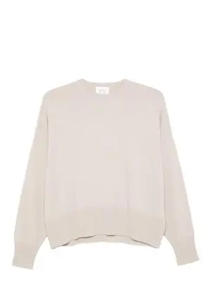 BEYOU Cashmere Crewneck Pullover Beige