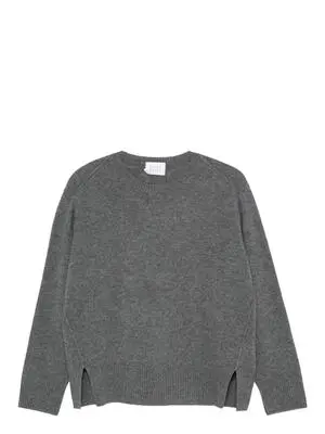 BEYOU Cashmere Crewneck Sweater Grey