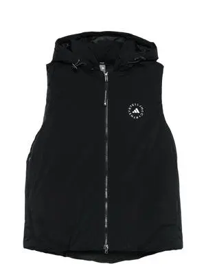 Adidas By Stella McCartney Hooded Vest - Black