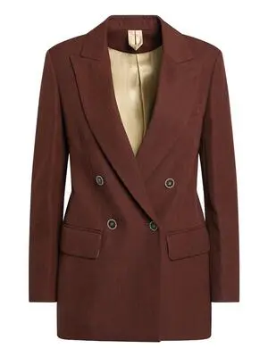 Max Mara Double-breasted Wool Jacket - Orange