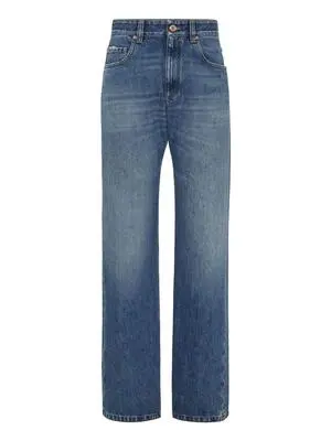 Brunello Cucinelli Denim Cotton Jeans - Blue