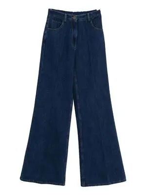 FORTE_FORTE Flared Denim Jeans - Blue