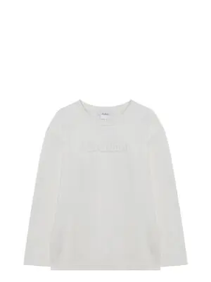 Max Mara Silk Blend Sweatshirt - White