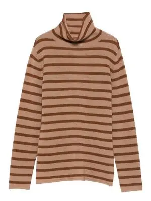 BEYOU Striped Cashmere Sweater
