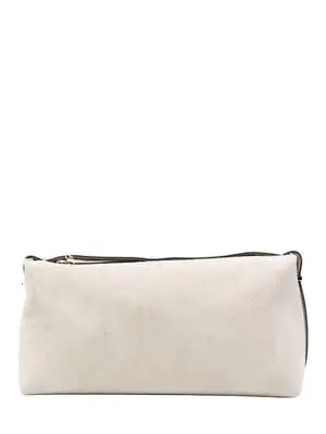 TOTEME Suede Leather Wristlet - Ivory