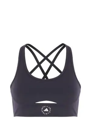 Adidas By Stella McCartney Logo Gym Bra - Black