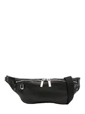 Rick Owens Leather Bumbag - Black