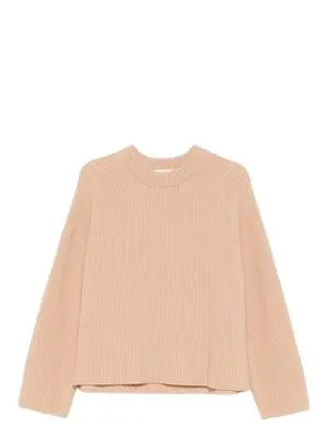 FORTE_FORTE Wool Crewneck Jumper - Beige