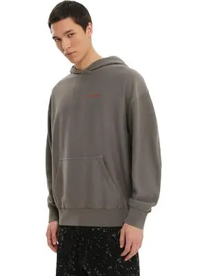 1989 STUDIO Logo Print Hoodie - Grey