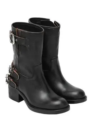 Chloé Dakota Biker Boots - Black