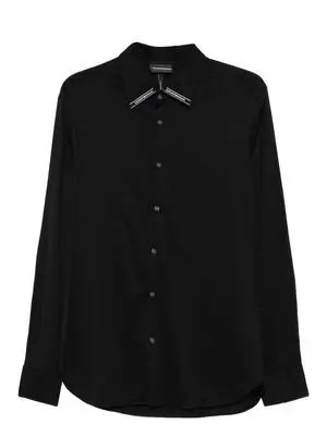Emporio Armani Cotton Shirt - Black