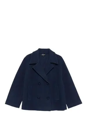 EMPORIO ARMANI Wool Single-Breasted Coat