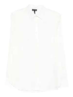 Emporio Armani Allover Logo Shirt - White