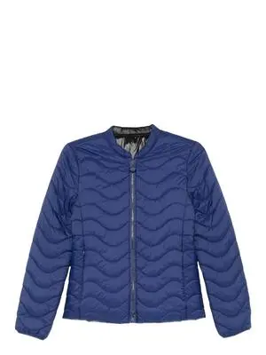 Emporio Armani Nylon Blouson Jacket - Blue