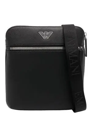 Emporio Armani Nylon Crossbody Bag - Black