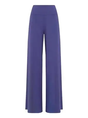 LYGIA & NANNY Gardens Plain Trousers - Purple