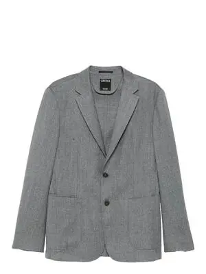 Zegna Button Suit - Grey
