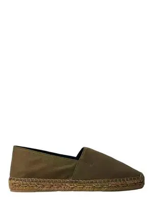 Saint Laurent Logo-embroidered Espadrilles - Brown