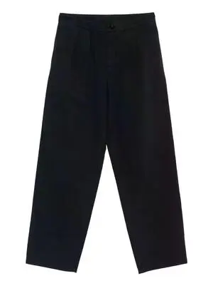 Aspesi Pleated Cotton Trousers - Blue
