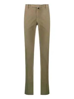 Incotex Textured Straight-leg Trousers - Neutrals