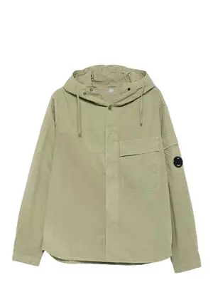 C.P. COMPANY Pocketed Hooded Jacket - Green