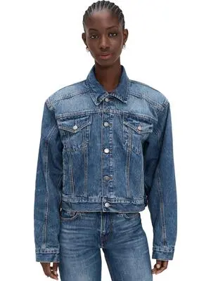 HAIKURE Renee Denim Jacket - Authentic Dark Wash
