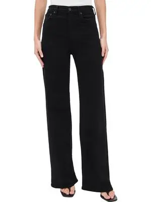 Citizens Of Humanity Lyra Wide-leg Jeans - Plush Black