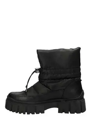 MEXX Quilted Platform Ankle Boots - Black
