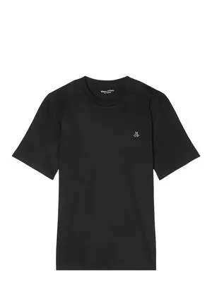 Marc O'polo Logo-embroidered T-shirt - Black