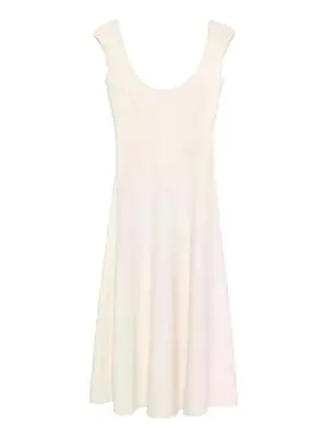 Staud Charlotte Sleeveless Dress - Neutrals