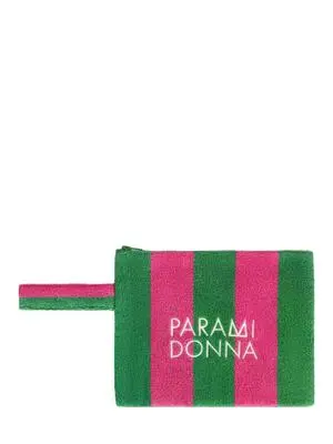 PARAMIDONNA Striped Clutch - Pink