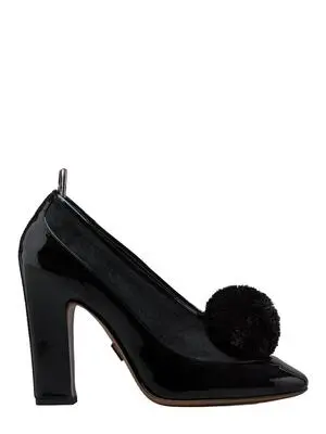 Thom Browne 90mm Pom-pom Opera Pumps - Black